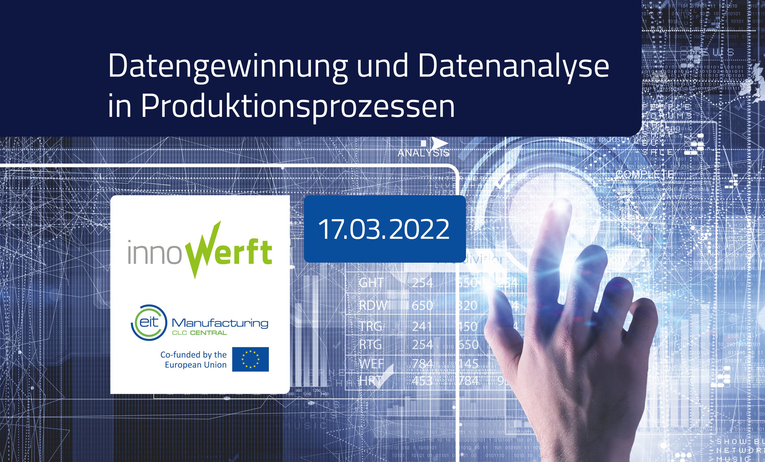 Data sourcing and analytics in production processes - EIT Manufacturing