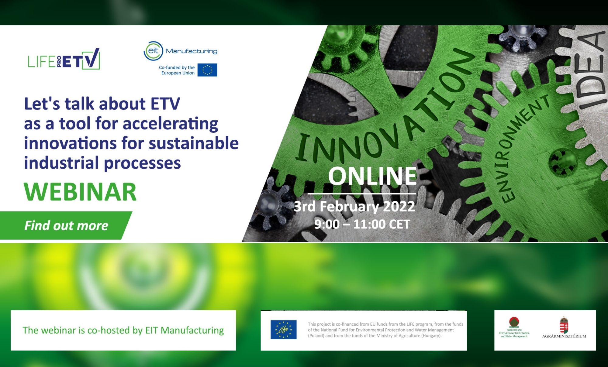 ETV as a tool for accelerating innovations for sustainable industrial ...