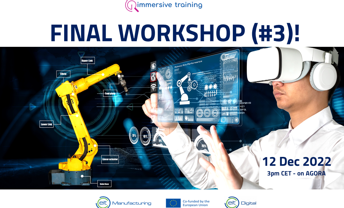 Immersive Training Platform: COMPETITION & FINAL WORKSHOP (#3) - EIT ...