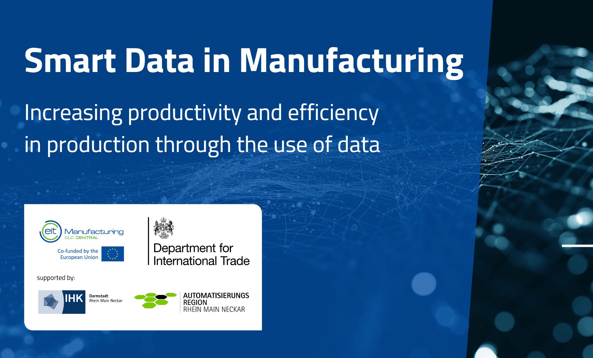 Smart data management - EIT Manufacturing