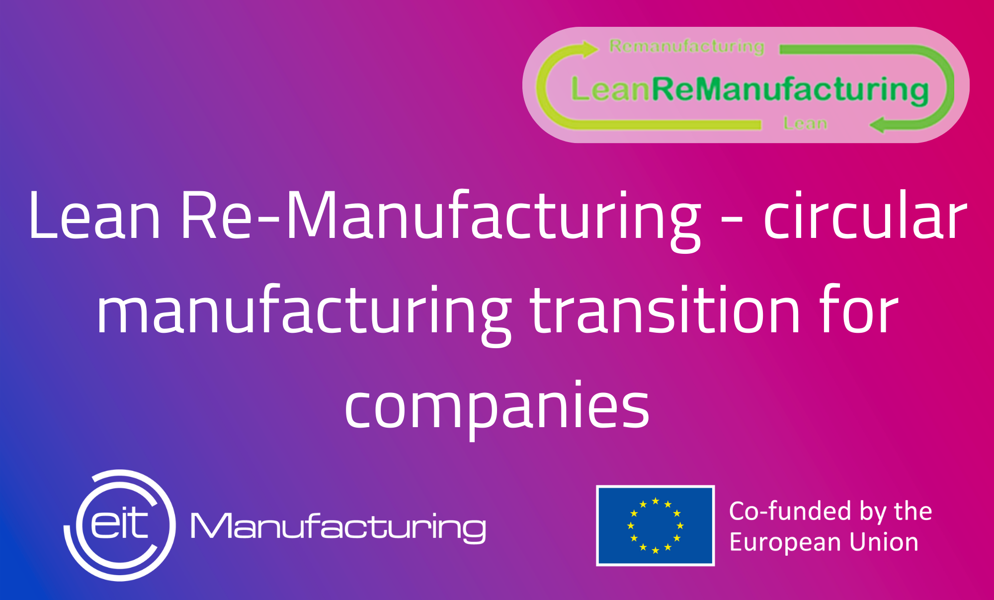 LRM project - EIT Manufacturing