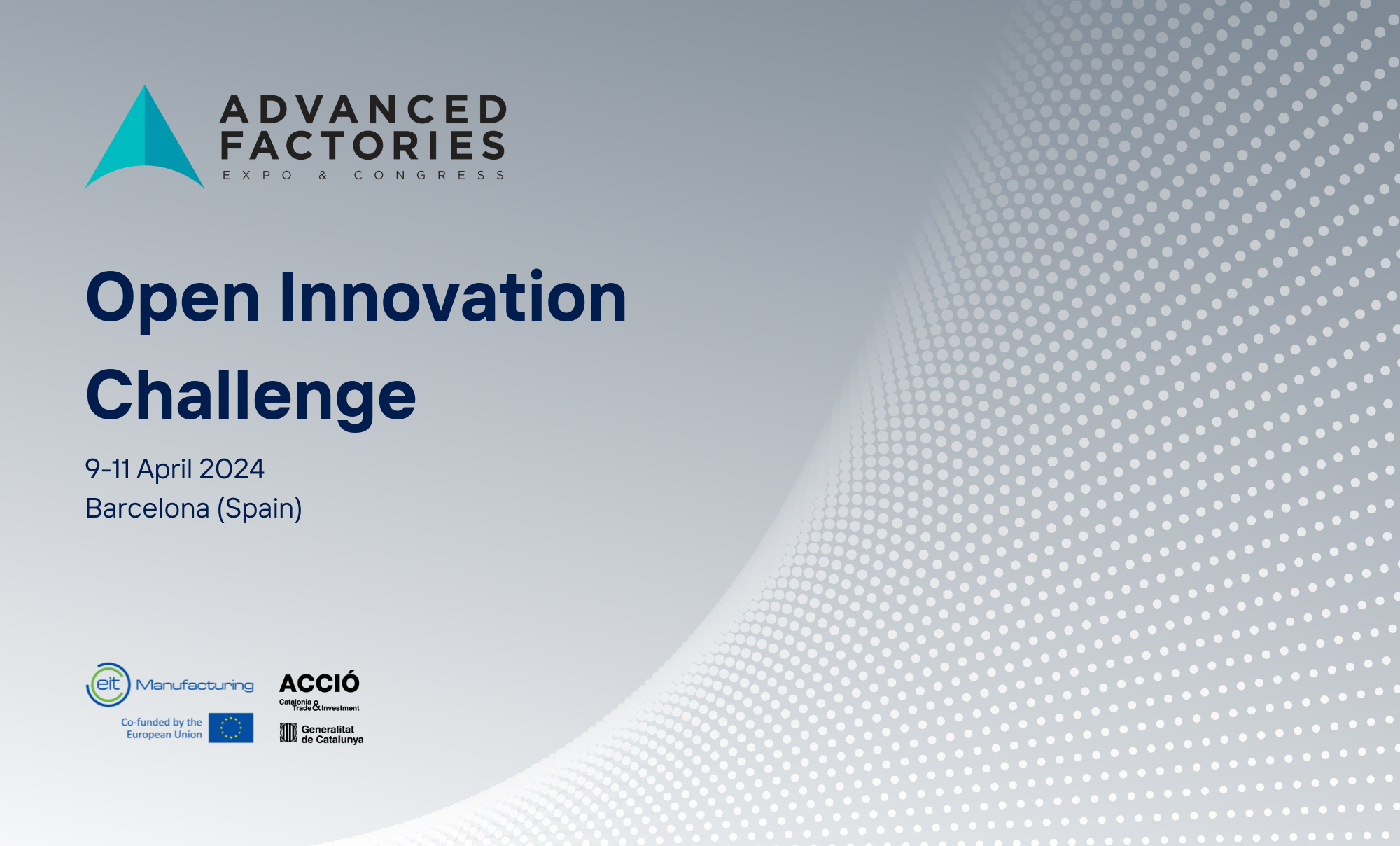 Open Innovation Challenge at Advanced Factories - EIT Manufacturing