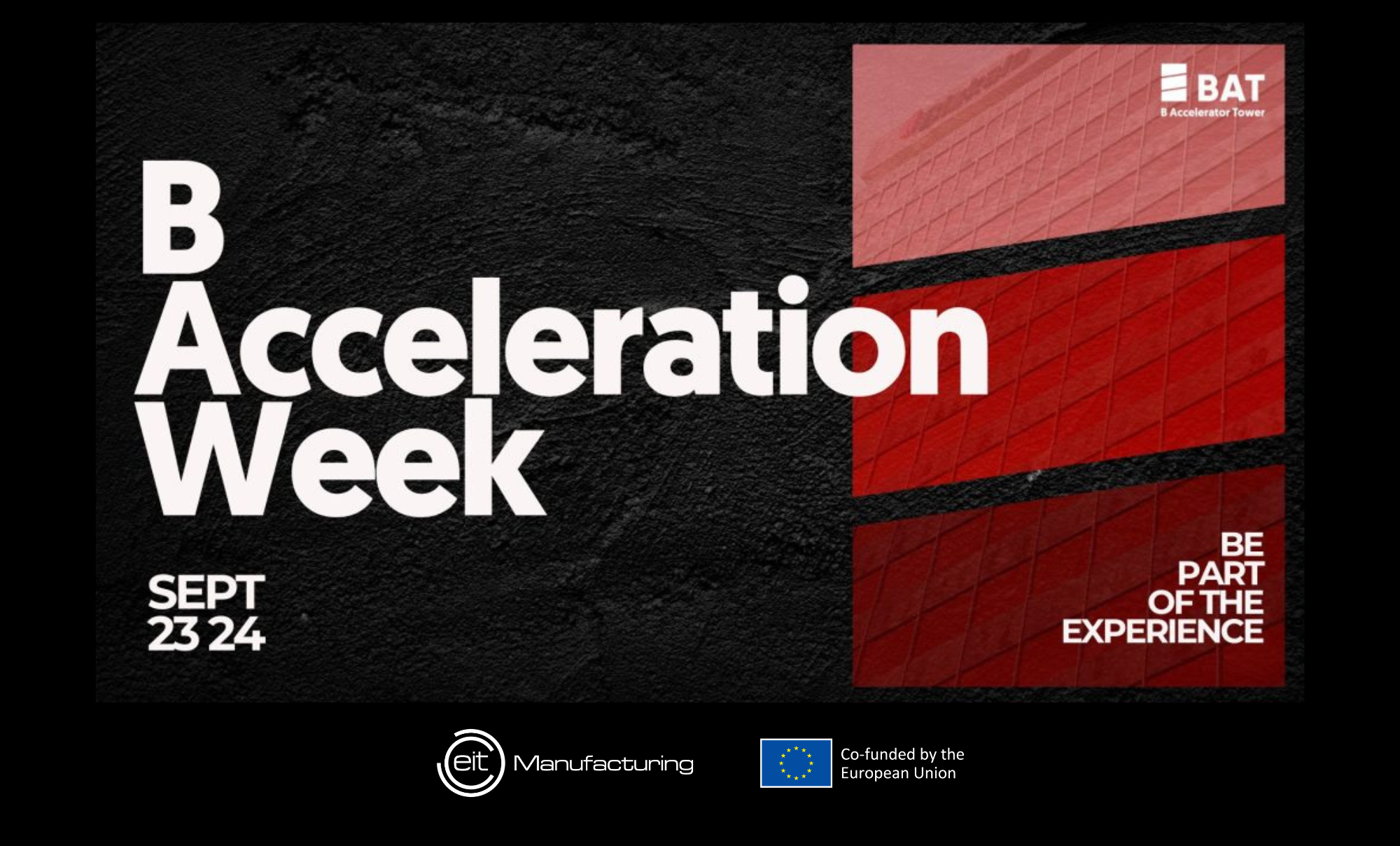 B Acceleration Week - EIT Manufacturing