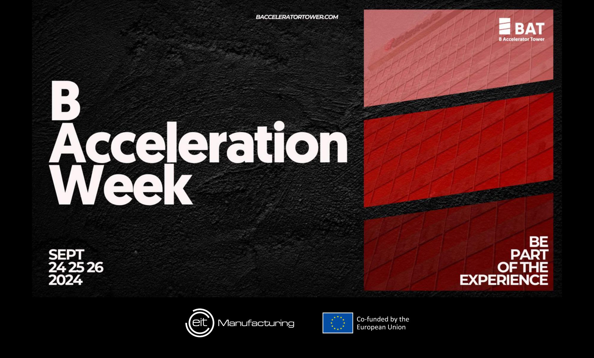B Acceleration Week - EIT Manufacturing