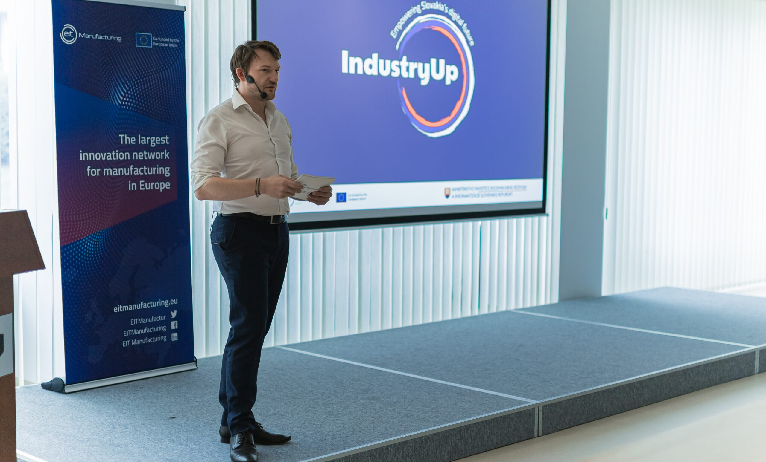 IndustryUp showcases Slovak industrial innovation at the National Forum of Productivity - EIT ...